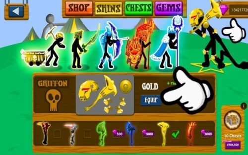 Download Stick War Legacy Mod Apk (99999 Gold and Army)