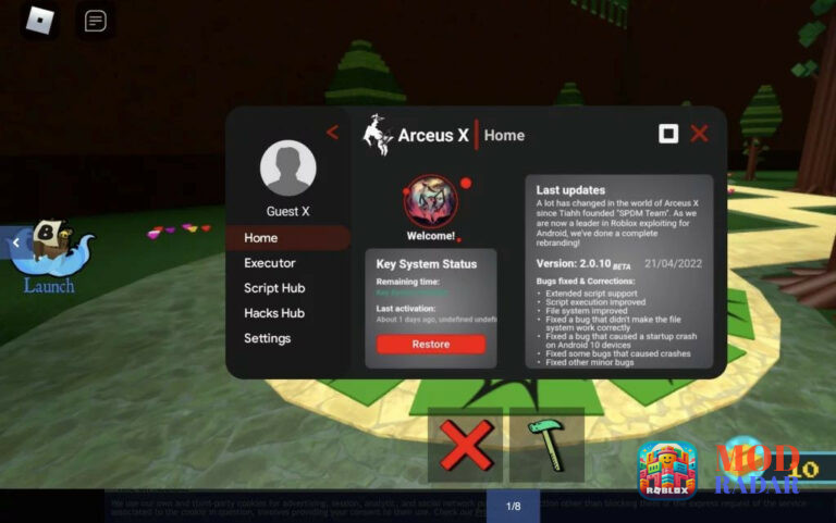 Download Arceus X v3 Apk Terbaru (Mod Roblox) 2.1.4