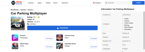 Download Car Parking Multiplayer Apk Mod (Unlimited Money, Gold) 4.8.21.3