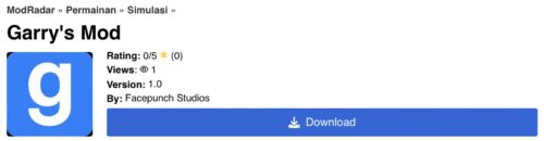 Download Garry's Mod Mobile APK Versi 1.0 Terbaru