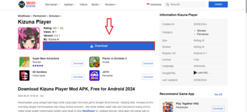 Download Kizuna Player Mod APK, Free for Android 2024
