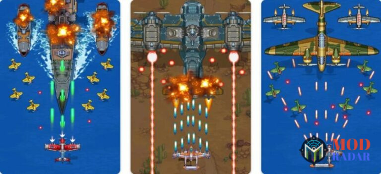 Download 1945 Air Force Mod Apk (Unlimited Money And Gems) v13.58