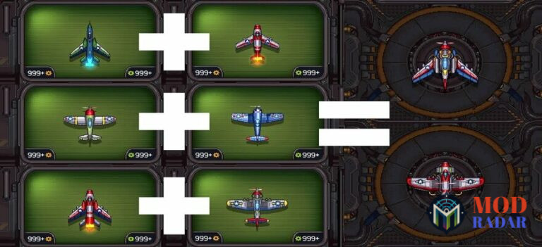 Download 1945 Air Force Mod Apk (Unlimited Money And Gems) v13.58