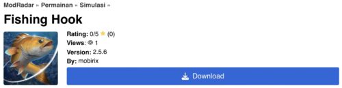 Download Fishing Hook Mod APK (Max Level, Uang Tak Terbatas) v2.5.6