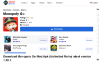 Download Monopoly Go Mod Apk (Unlimited Rolls) Latest Version 1.30.1