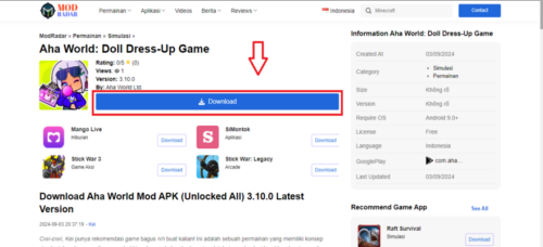 Download Aha World Mod APK (Unlocked All) 3.10.0 Latest Version
