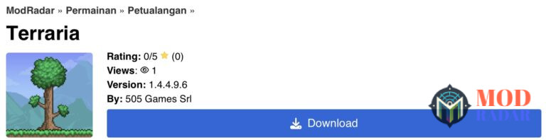 Download Terraria APK Mod v1.4.4.9.6 (Kebal) Terbaru