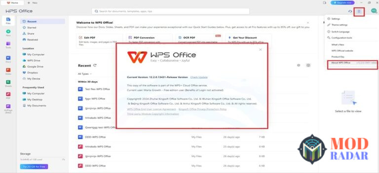 Download WPS Office Mod APK Pro (Premium Unlocked) 18.16.3