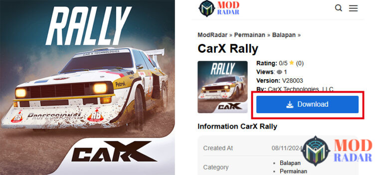 Download CarX Rally Mod Apk V28003 (Uang Tidak Terbatas)