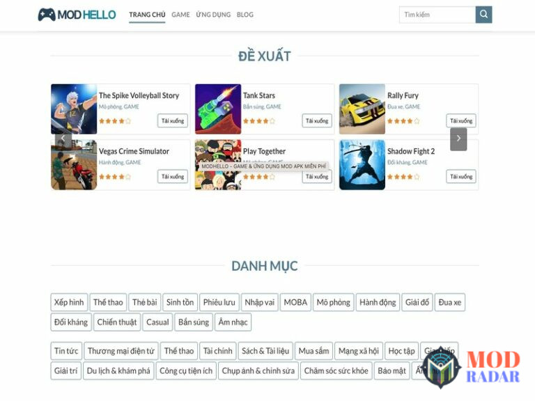 MODHELLO Website Tải Game Và Ứng Dụng Mod Apk Miễn Phí